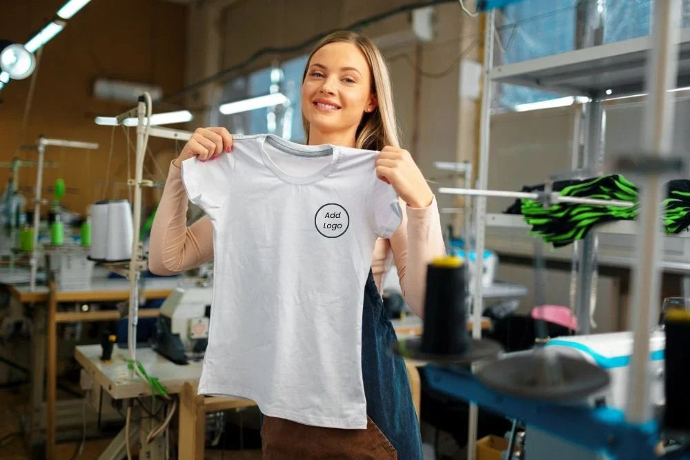 Custom T Shirt with Logo in India | Alma Mater Personalized Branding ...