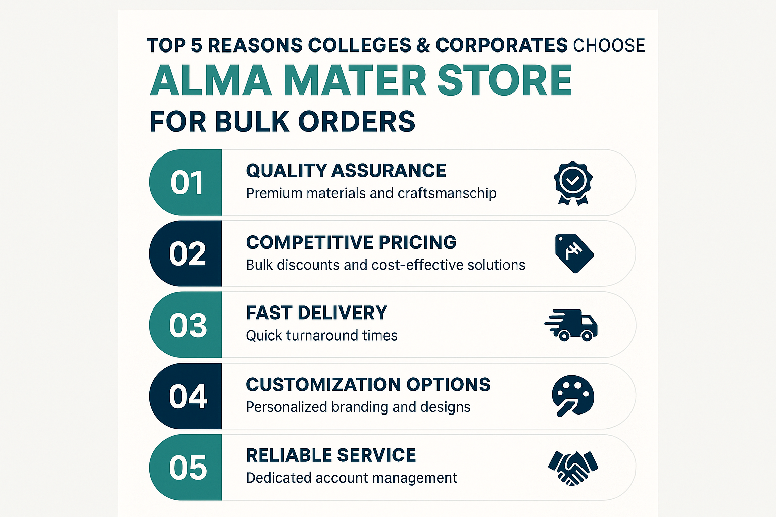 Top 5 Reasons Colleges & Corporates Choose Alma Mater Store for Bu