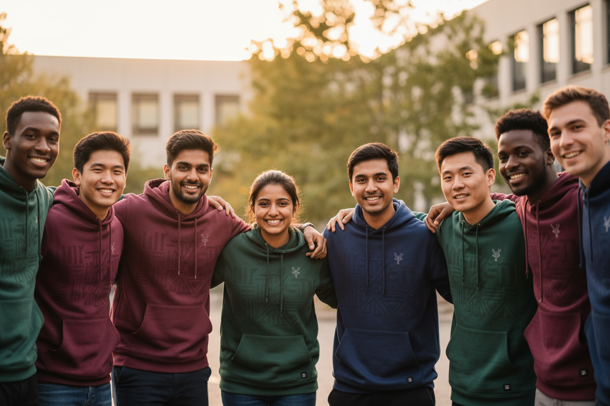 Team Hoodies India | Build Team Spirit with Custom Hoodies – Alma Mater ...